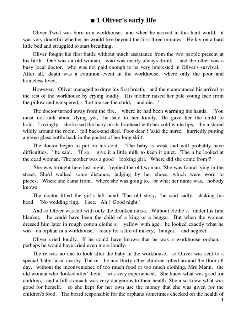 Charles Dickens - Oliver Twist (Book 3) (EnglishOnlineClub - Com) PDF ...