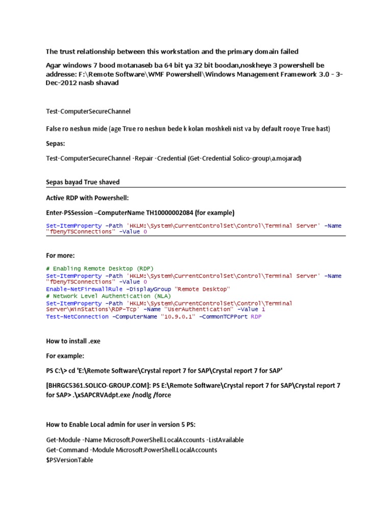 Powershell Scripts | PDF