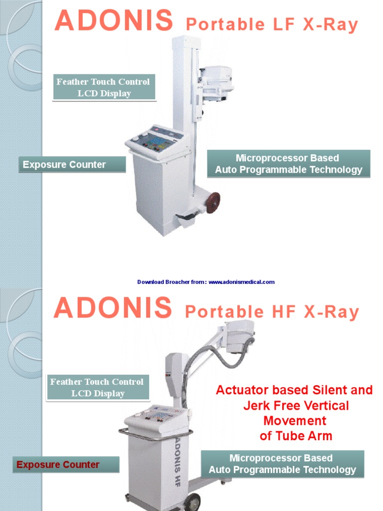 Adonis X-Ray and C-Arm Overview | PDF | High Frequency | X Ray