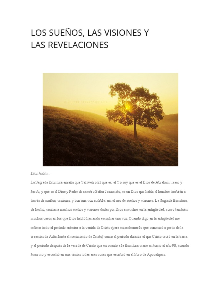 Sueños, visiones y revelaciones divinas | PDF | Jacob | Diablo