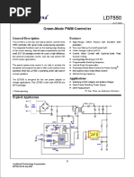 LD7575 PWM Controller Overview | PDF | Mosfet | Field Effect Transistor