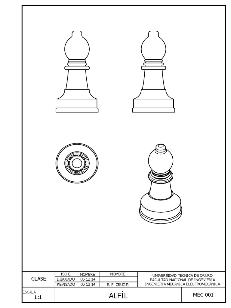 Plano Alfil Darw PDF | PDF