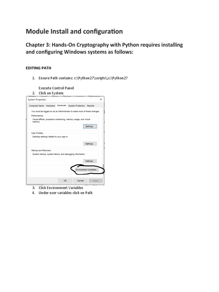 Module Install and Configuration | PDF