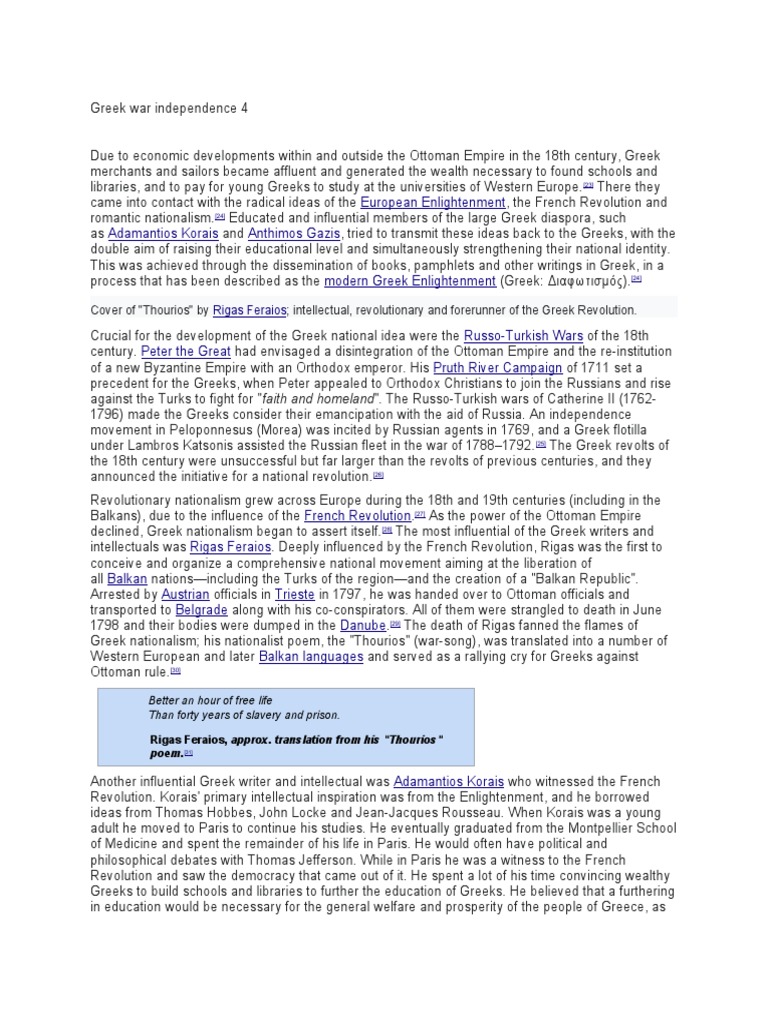 Greek War Independence 4 | PDF | Greeks | Greece