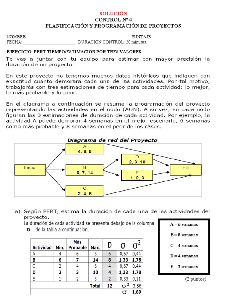 Solución control 4 | PDF