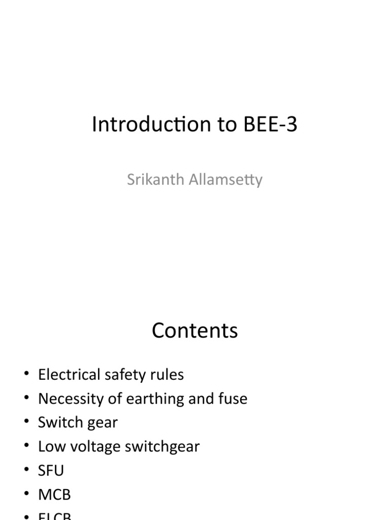3.chapter - 1 - Introduction To BEE-3 | PDF | Electrical Wiring ...