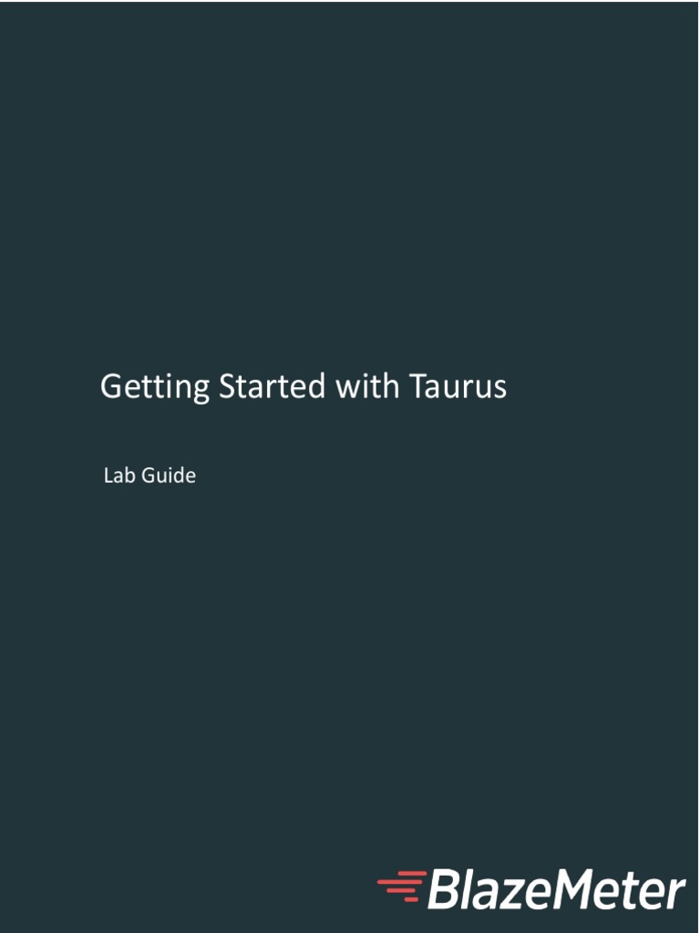 Taurus Lab Guide Pdf Selenium Software Command Line Interface 