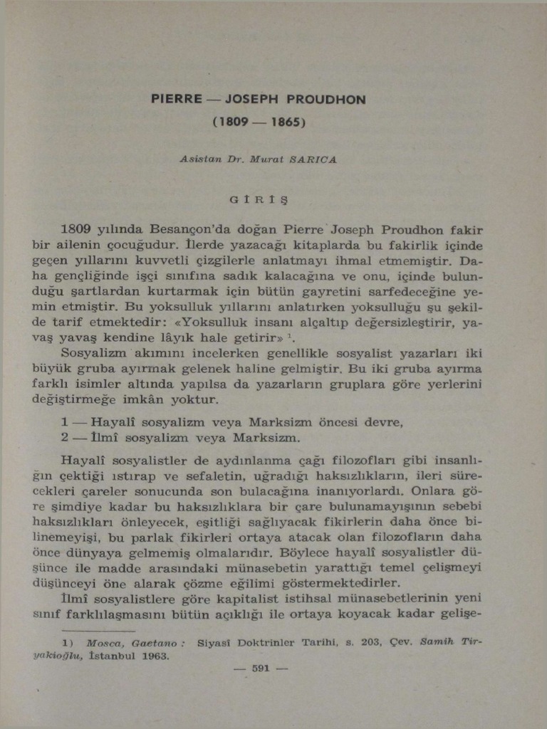 Pierre - Joseph Proudhon (#113837) - 96461 PDF | PDF