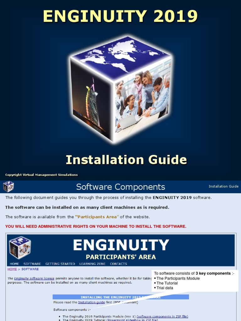 Enginuity 2019: Installation Guide | PDF | Zip (File Format) | Computer File