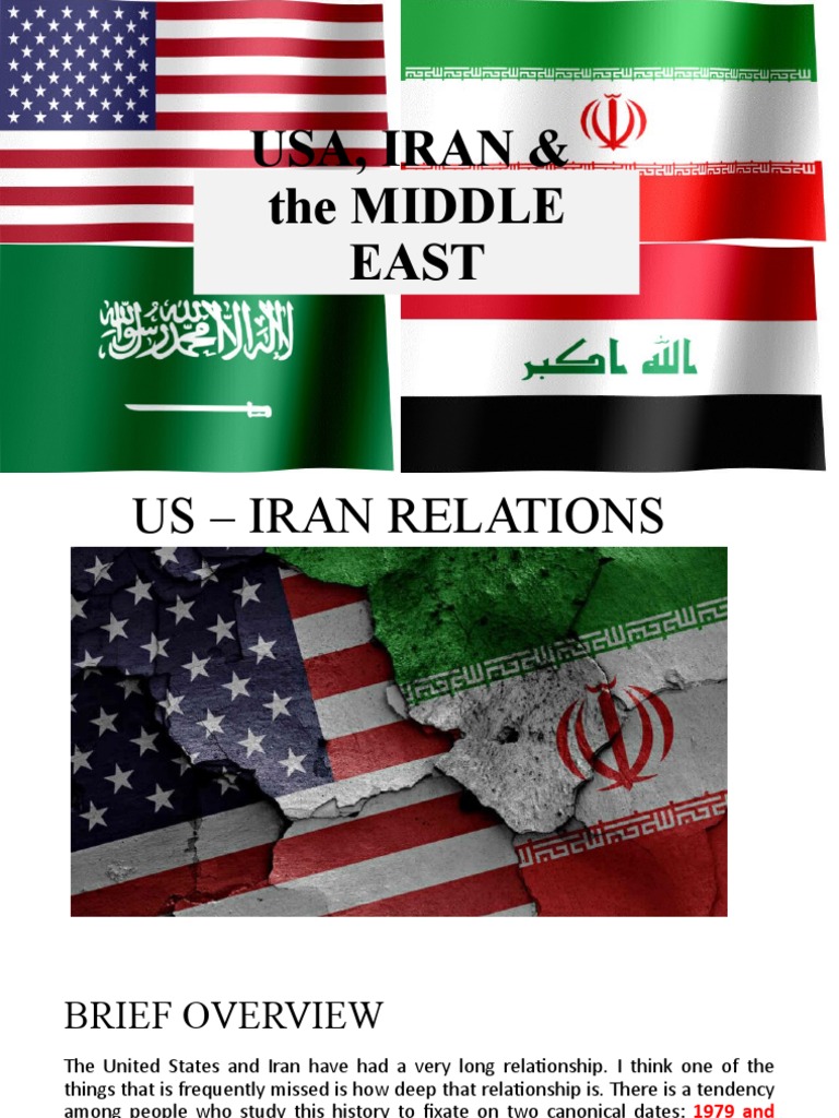 USA-IRAN-the-MIDDLE-EAST (Part 1) | PDF | Government | Unrest