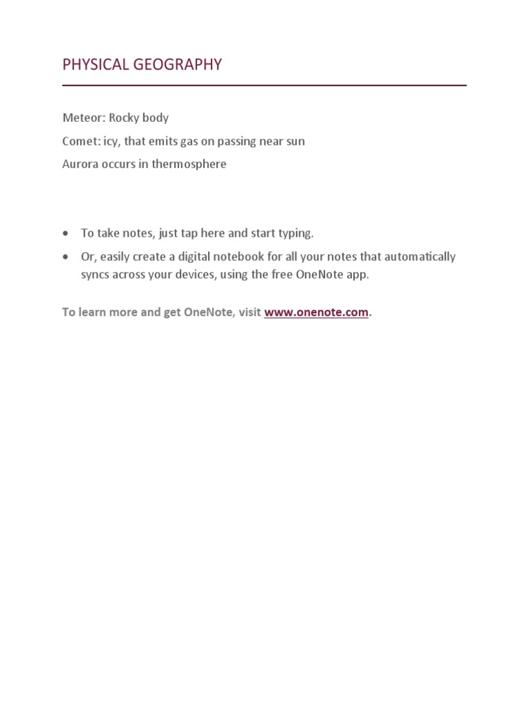 Physical Geography | PDF