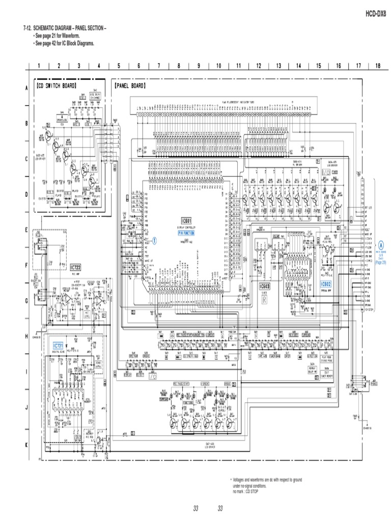 Display y Transformador HCD-DX8 PDF | PDF
