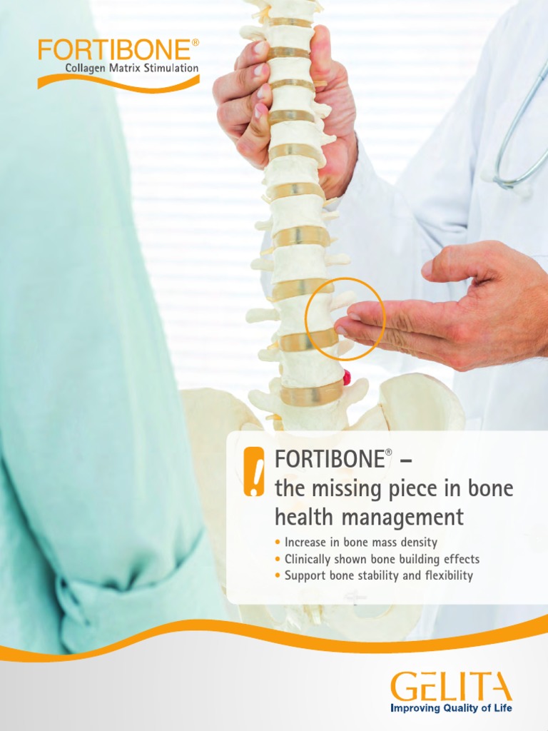Folder FORTIBONE US-letter Eng (4p) Web PDF | PDF | Collagen | Bone