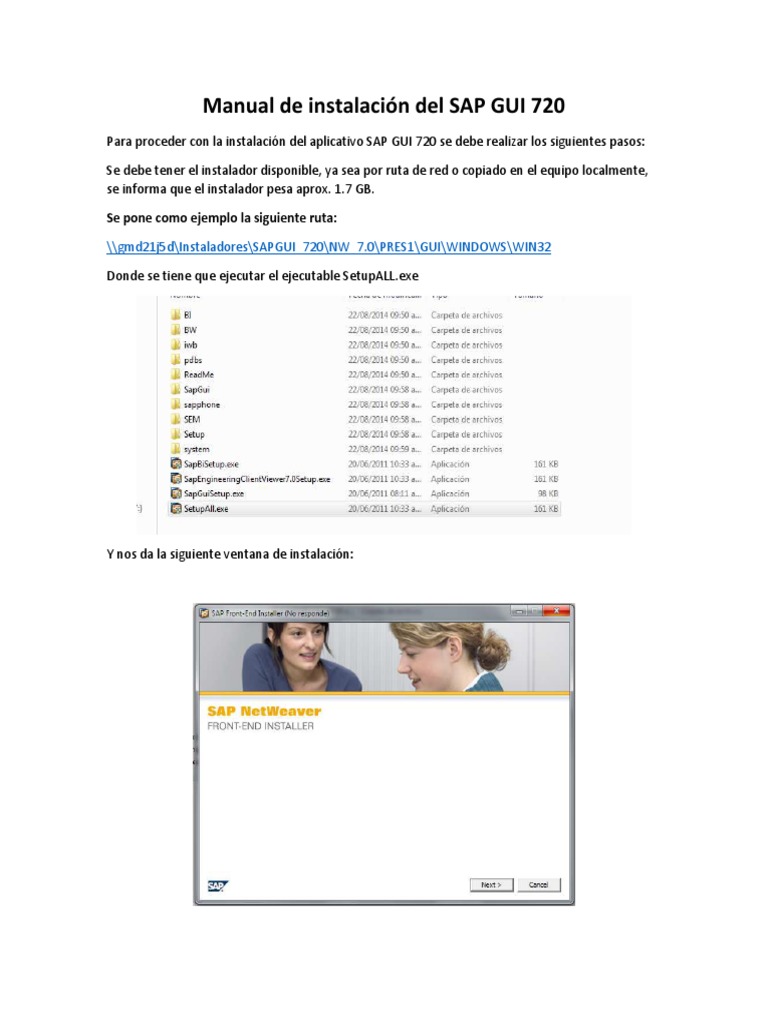 Manual Sap Gui | PDF | Ventana (informática) | Archivo de computadora