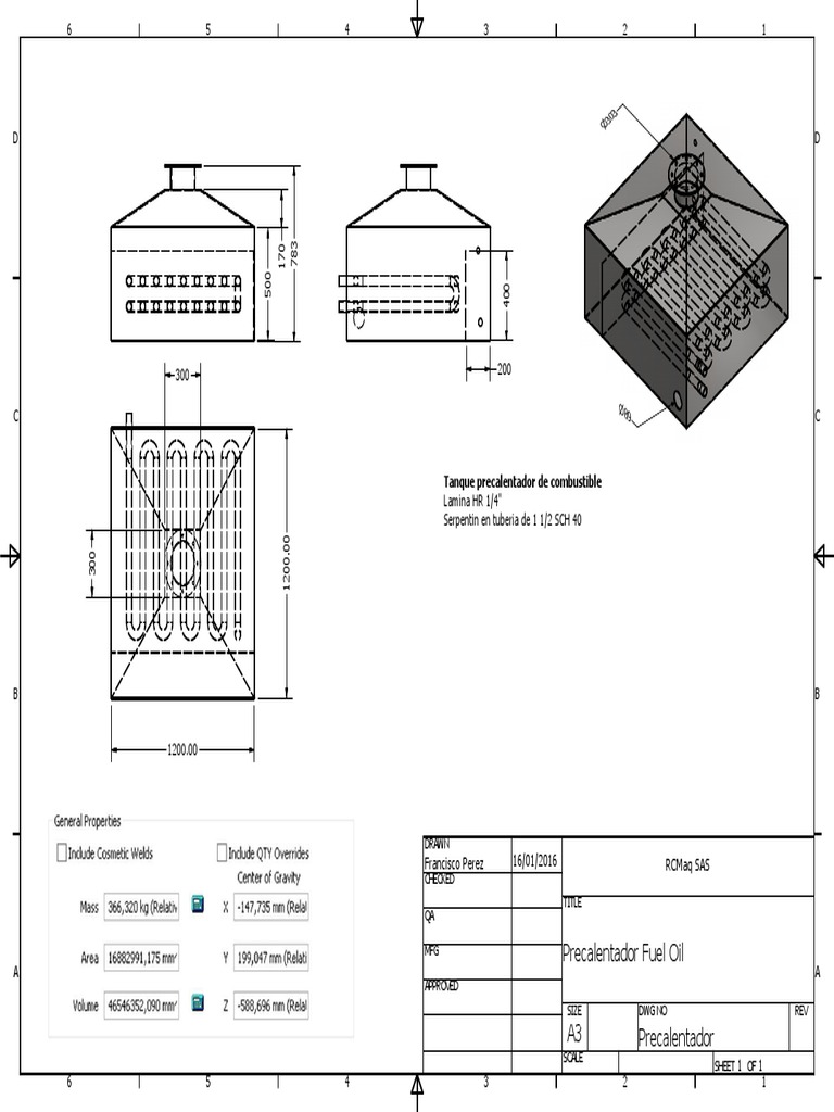 Precalentador Fuel Oil Tanque Precalentador De Combustible Pdf