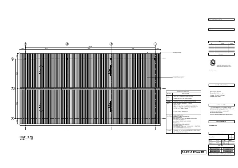 Roof Plan Layout | PDF | Building Engineering | Structural Engineering