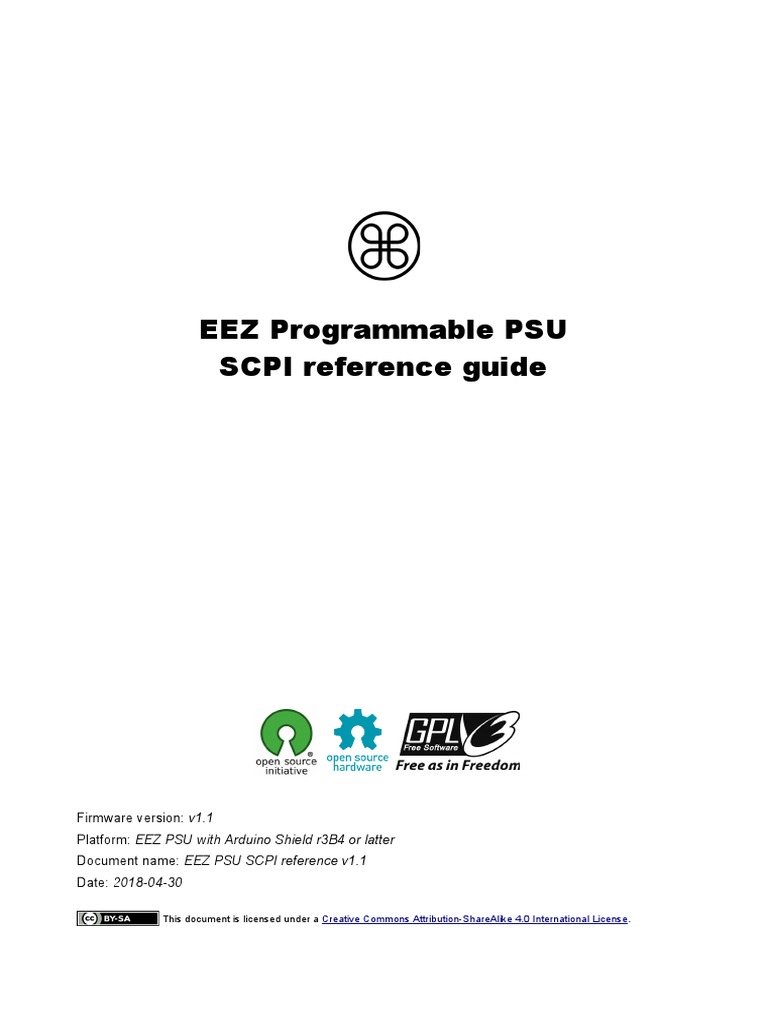 EEZ PSU SCPI Reference Guide PDF | PDF | Electrical Engineering | Computing