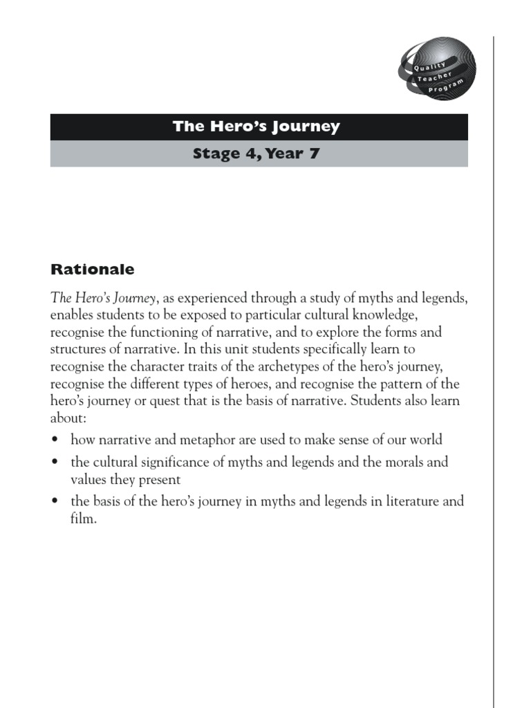 hero narrative unit | Hero | Narrative