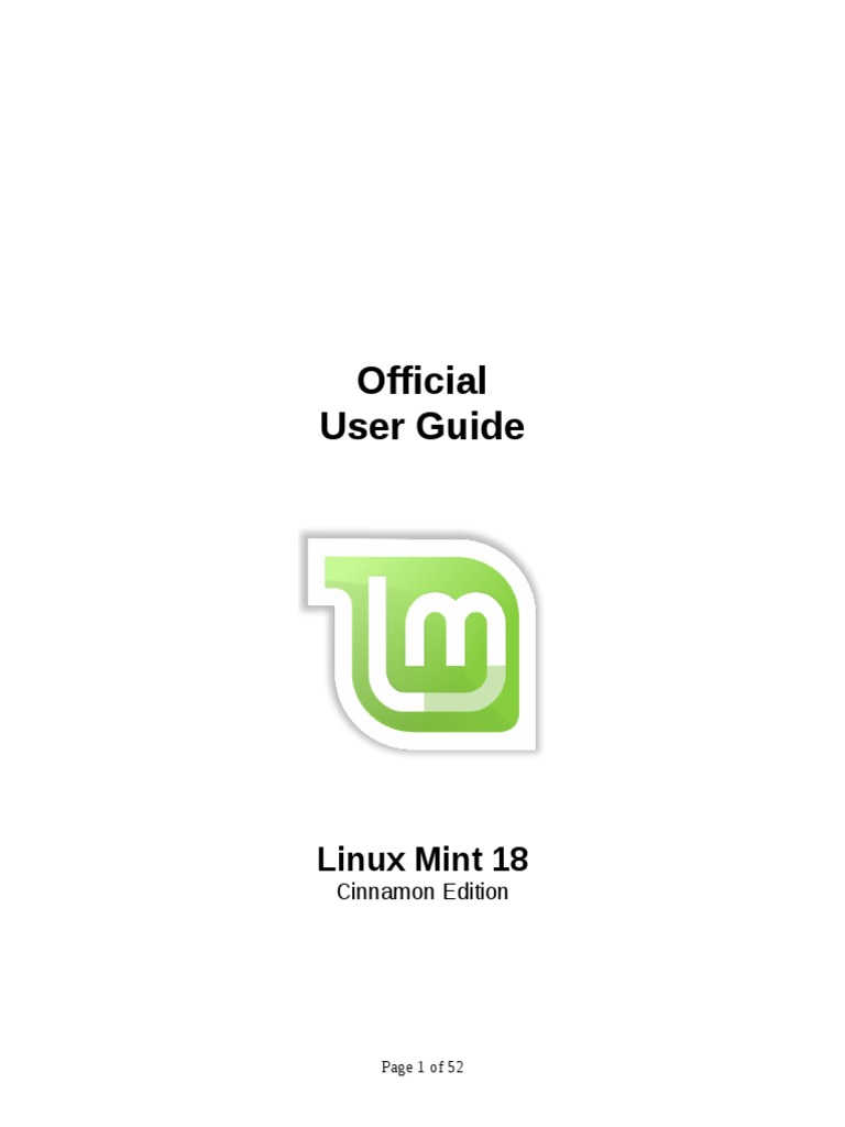 Linux Mint 18 Cinnamon User Guide | PDF | Linux | Operating System
