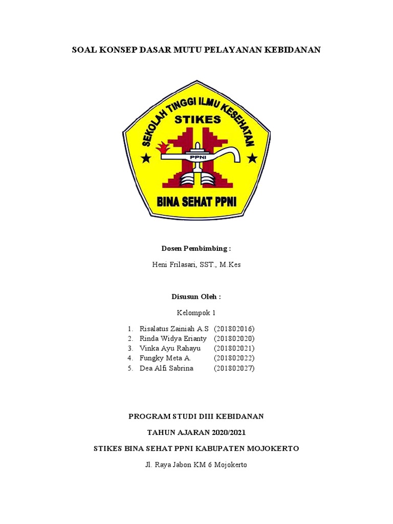 Soal Konsep Dasar Mutu | PDF