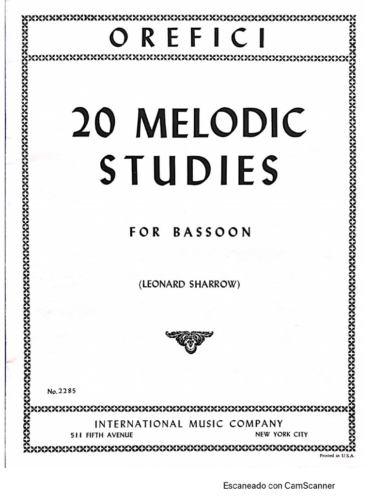 20 Melodic Studies PDF | PDF