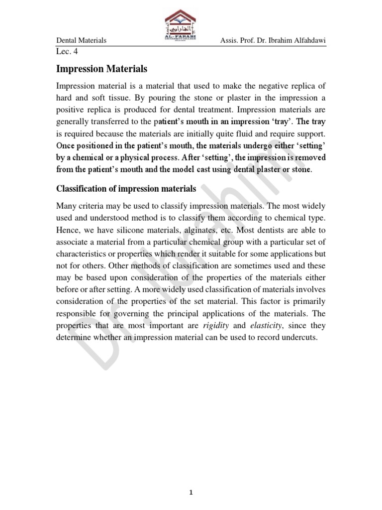 Lec. 4 D. M. | PDF | Plaster | Materials
