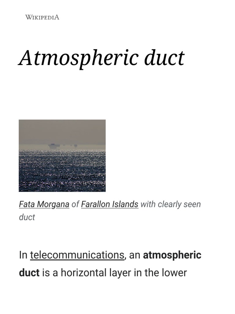 Understanding Atmospheric Ducting | PDF | Radio Technology | Mechanics