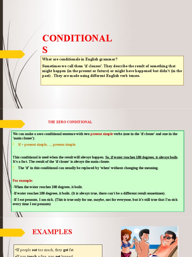 CONDITIONALS | PDF | Grammar | Syntax