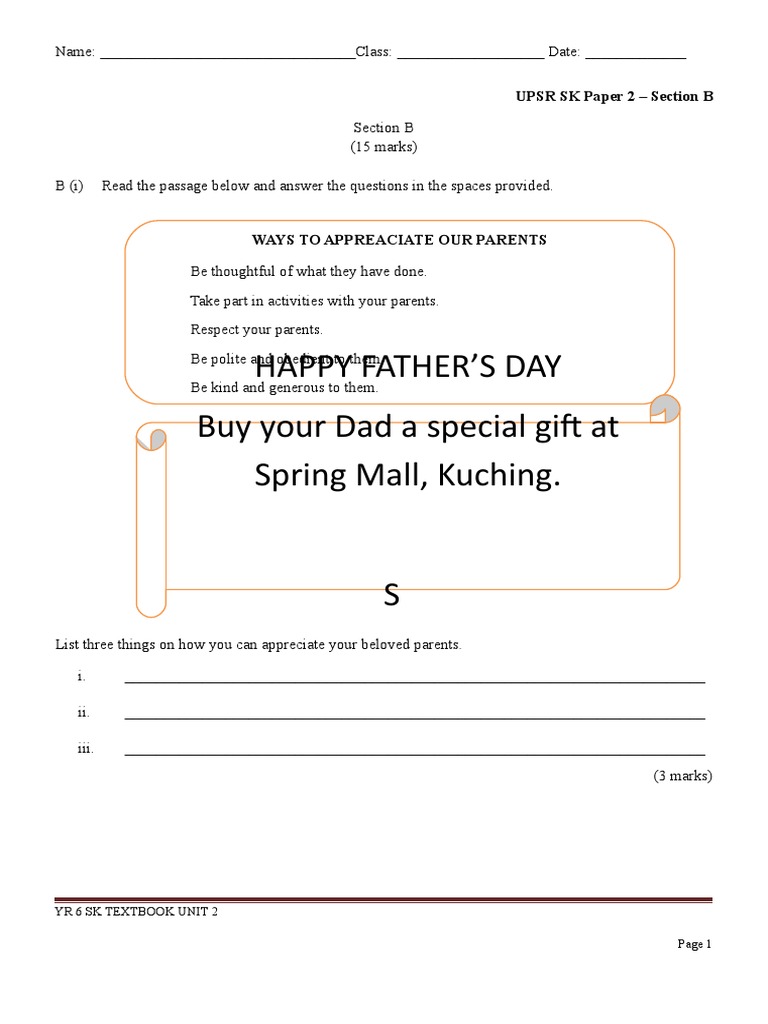 Textbook Worksheet | PDF