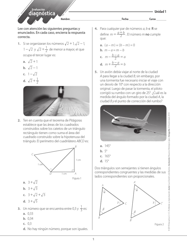 Exp Mat10 U1 ED | PDF | Triángulo | Espacio
