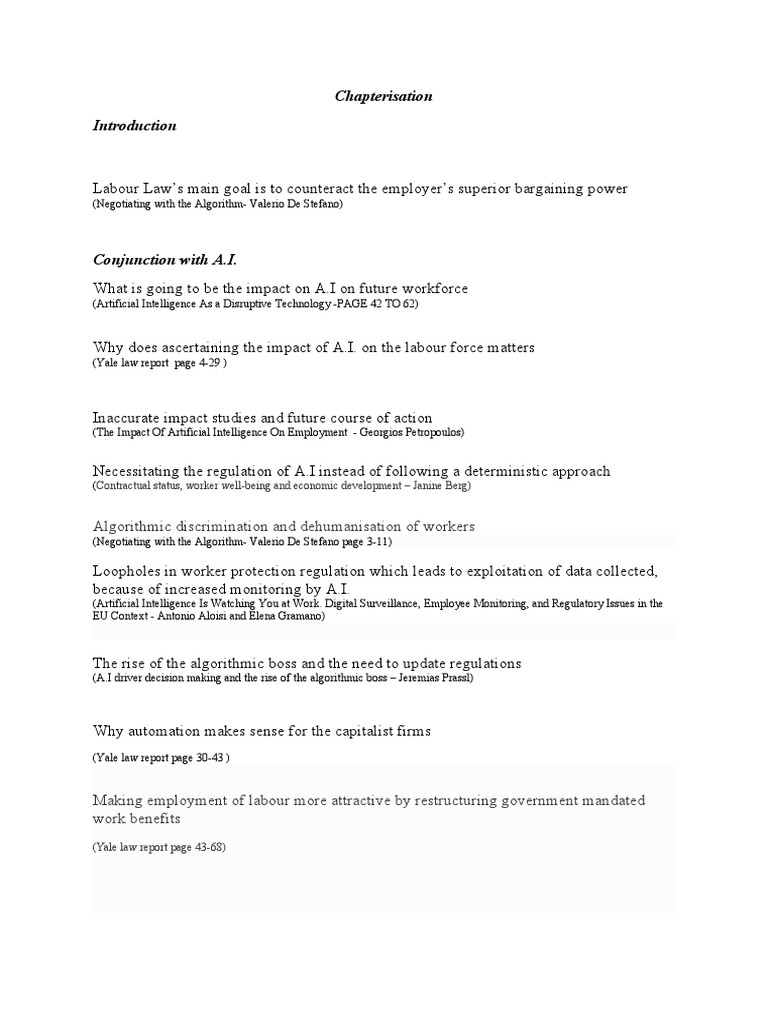 Chapterisation: Algorithmic Discrimination and Dehumanisation of ...