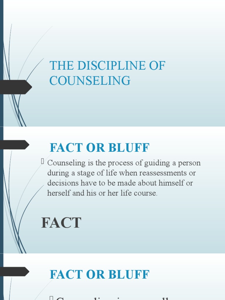 3 The Discipline Of Counseling Pdf Value Ethics Psychotherapy
