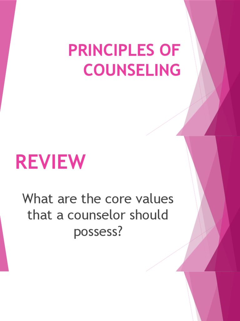 Core Principles of Counseling Explained | PDF | Empathy | Feeling