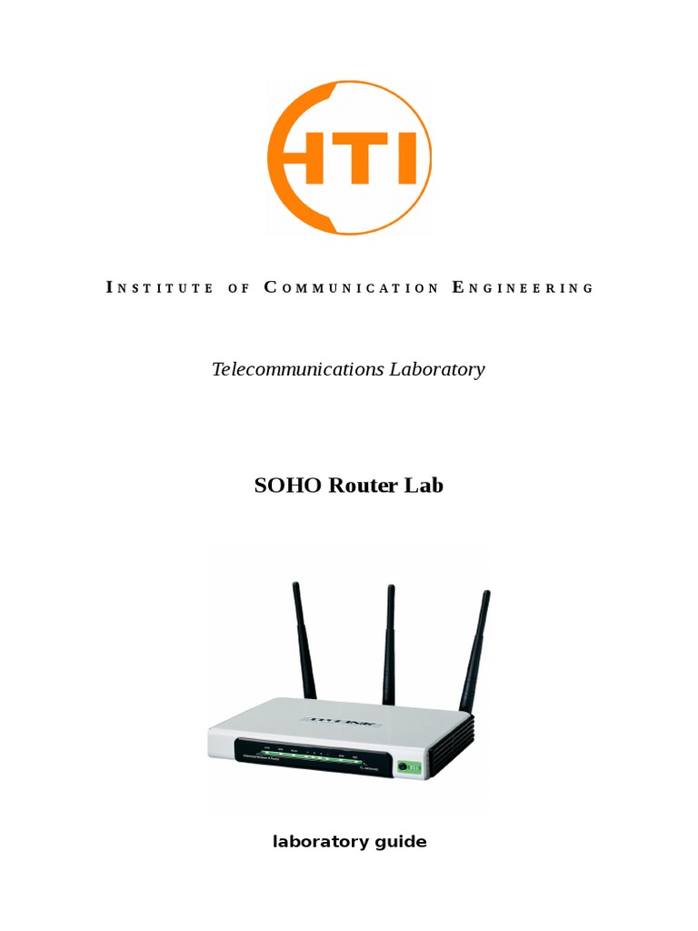 SOHO Router Lab | PDF | Transmission Control Protocol | Computer Network