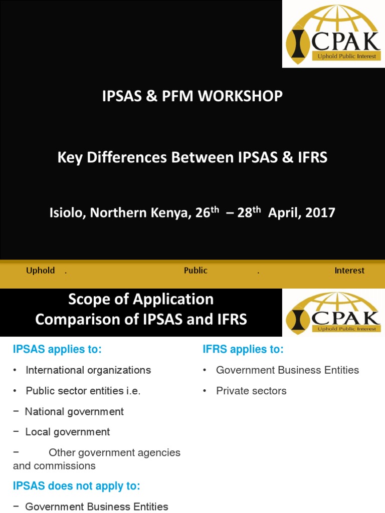 Ipsas & PFM Workshop: Isiolo, Northern Kenya, 26 - 28 April, 2017 | PDF | International ...