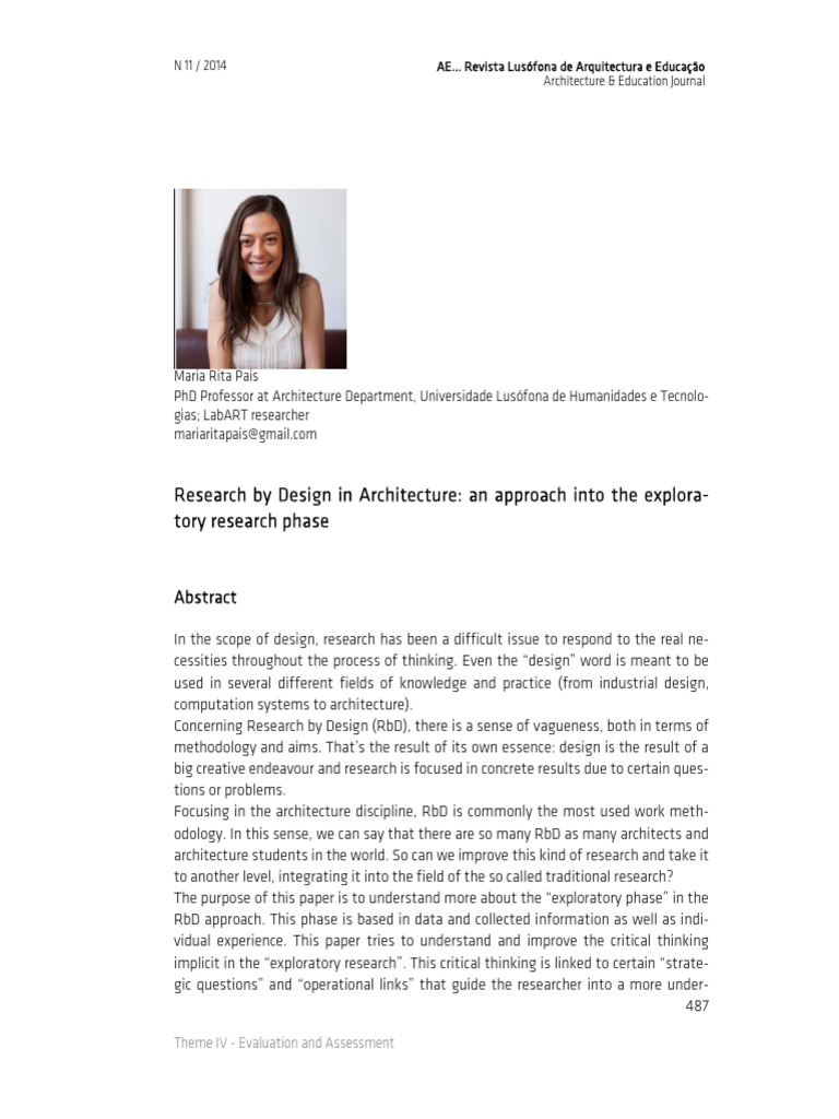 Research by Design in Architecture | PDF | Scientific Method | Intuition