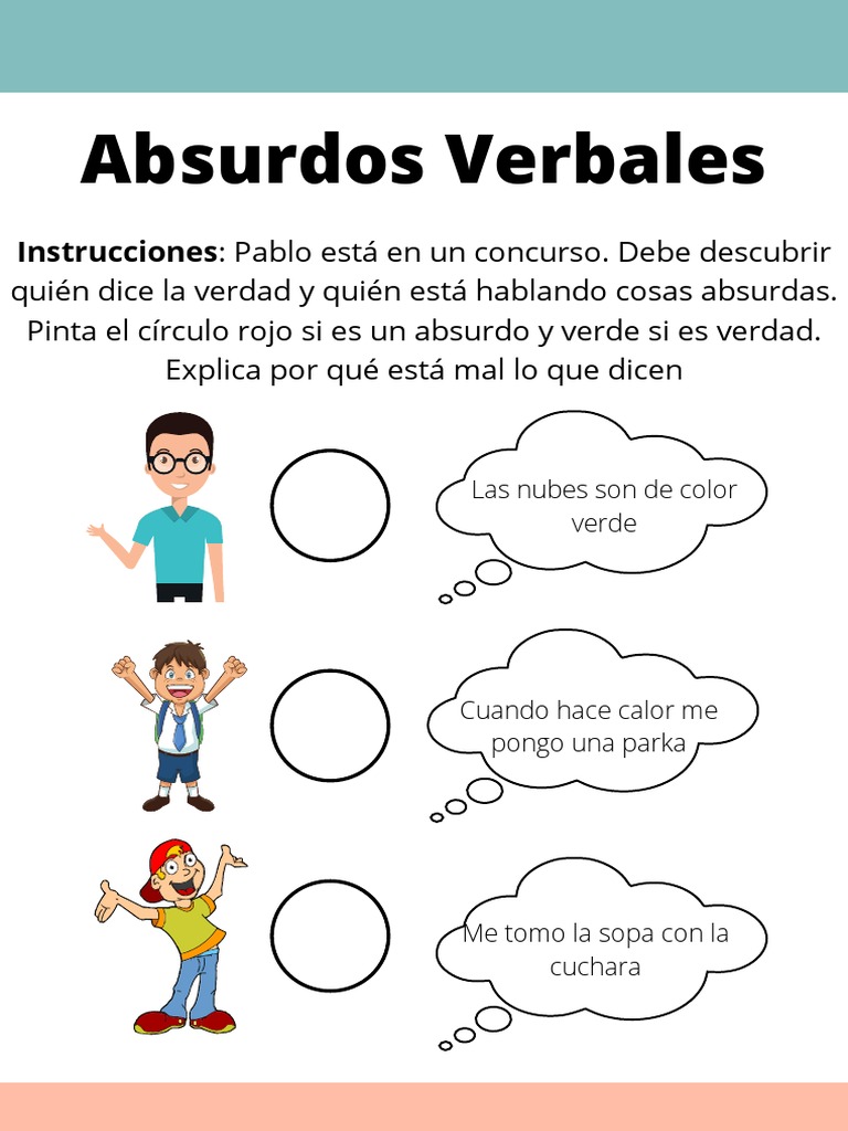 Absurdos Verbales PDF | PDF | Artes del Lenguaje y Comunicación