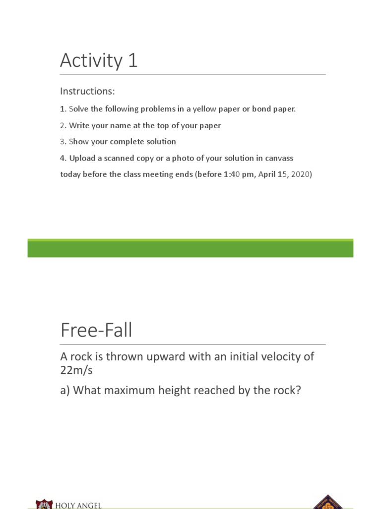 Ephysics Activity 1 | PDF