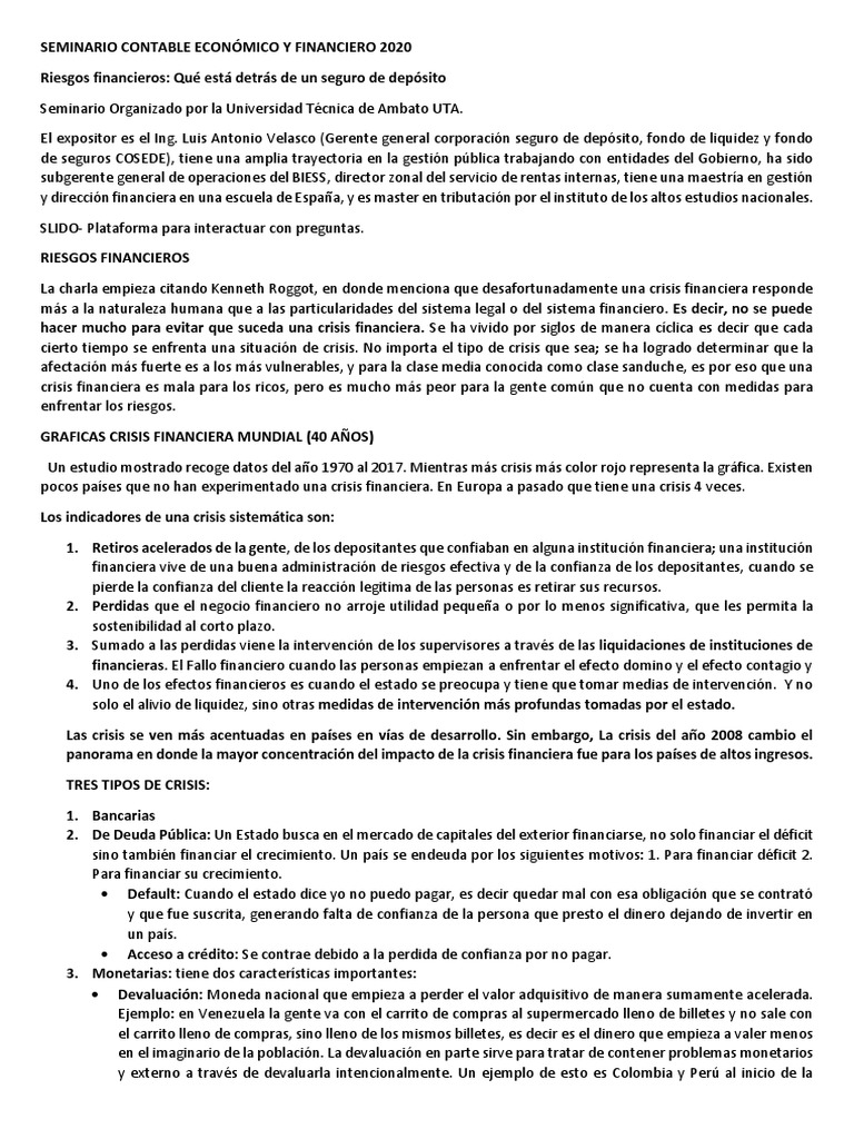 Cosede PDF | PDF | Bancos | Liquidez de mercado