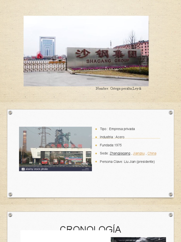 Jiangsu Shagang Group: Líder en Acero | PDF | Llevar a la fuerza | Acero