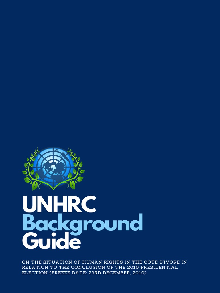 Unhrc Guide: Background | PDF | Ivory Coast | United Nations General ...
