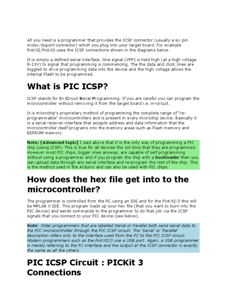 What Is PIC ICSP? | PDF | Microcontroller | Electronic Design