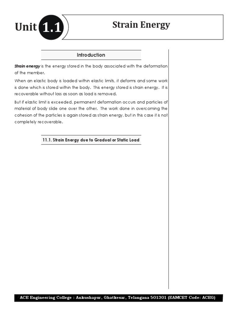 Strength of Material PDF | PDF