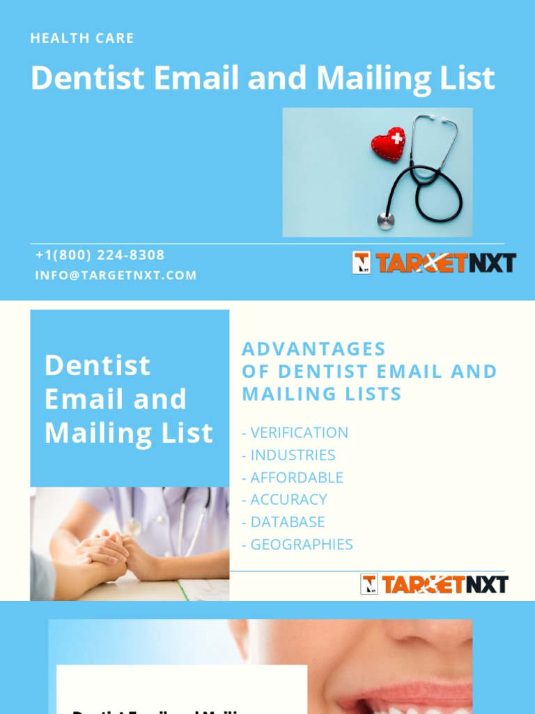 Dentist Email and Mailing List Benefits | PDF