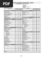 Housekeeping Room Attendant Worksheet | PDF