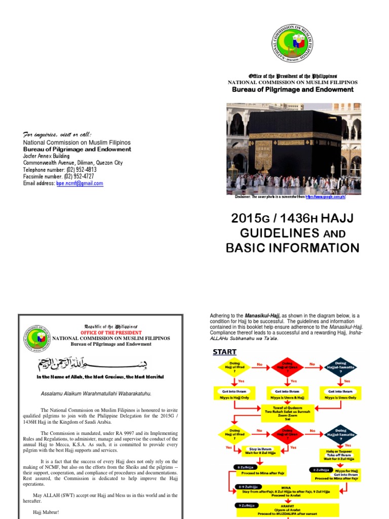 2015G/1436H Hajj Guidelines and Basic Information: A Comprehensive ...