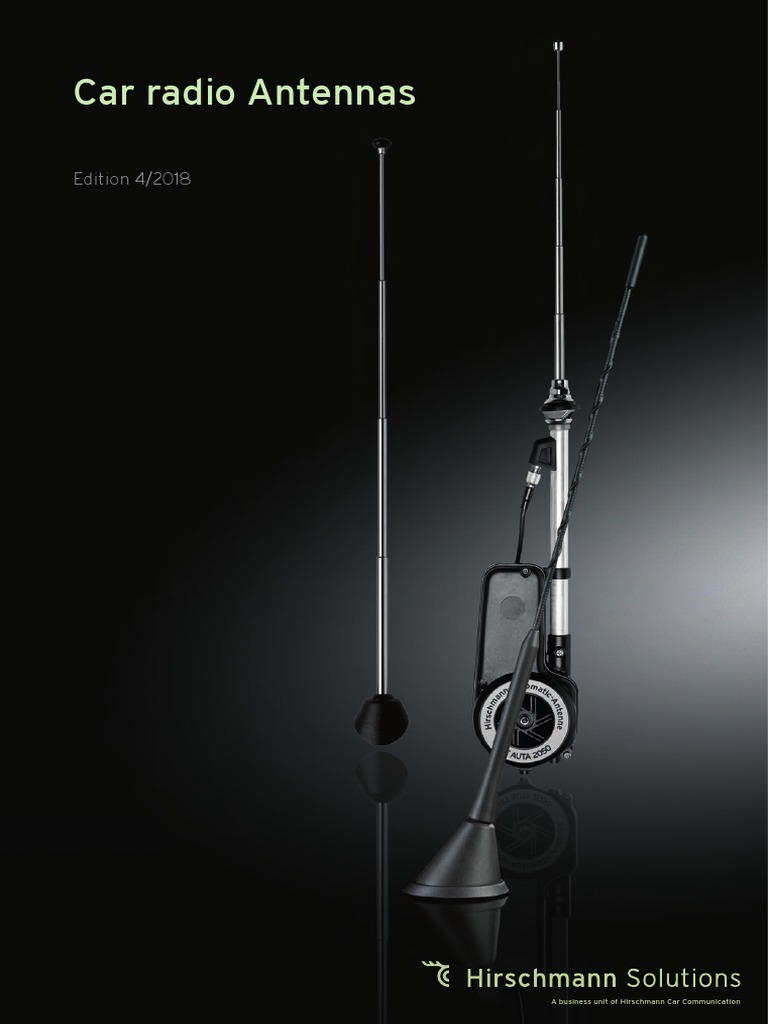 Hirschmann Car Radio AM FM Products 2018 PDF | PDF | Electronics | Wireless