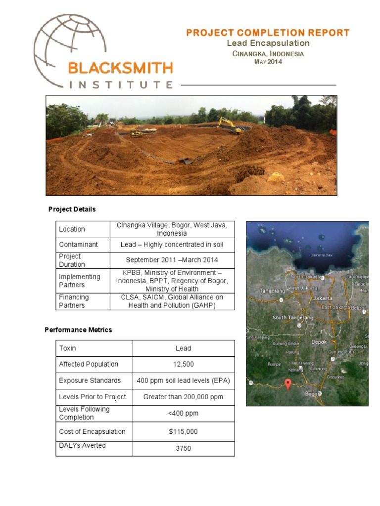 Project Completion: Lead Encapsulation | PDF | Lead | Environmental ...