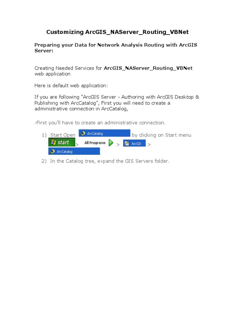 Customizing Arcgis - Naserver - Routing - Vbnet: Preparing Your Data ...