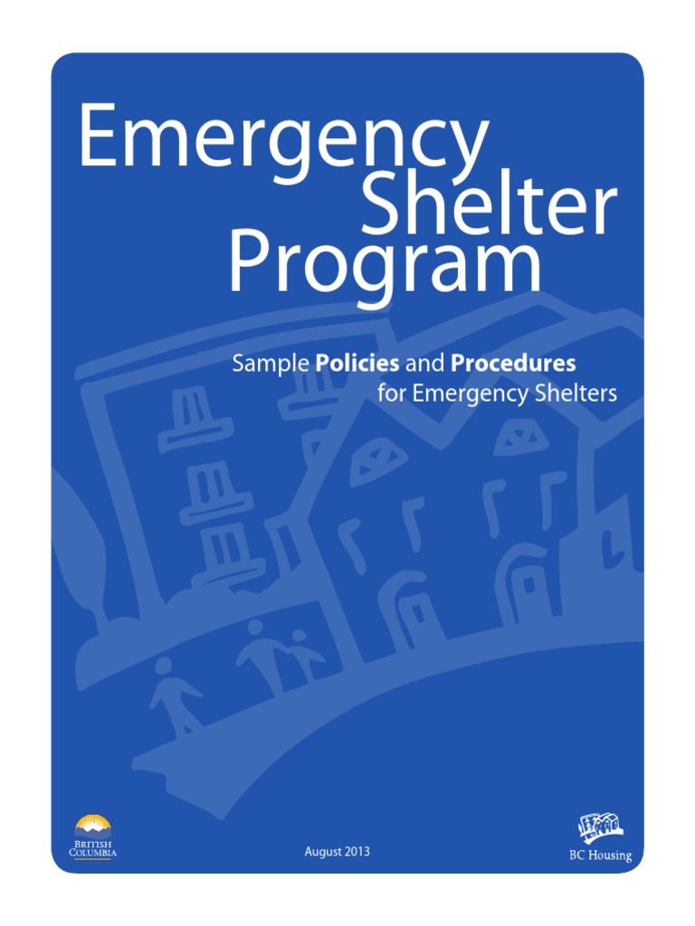 Emergency Shelter Program Policies Procedures | PDF | Homelessness ...